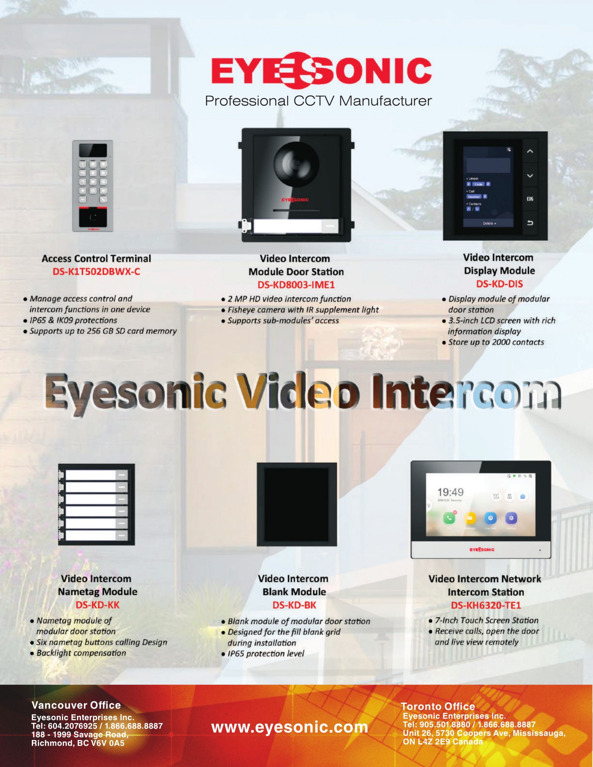 Eyesonic Intercom - Eyesonic Enterprises Inc.